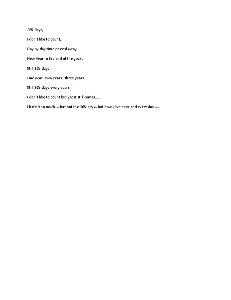 365 Days | PDF