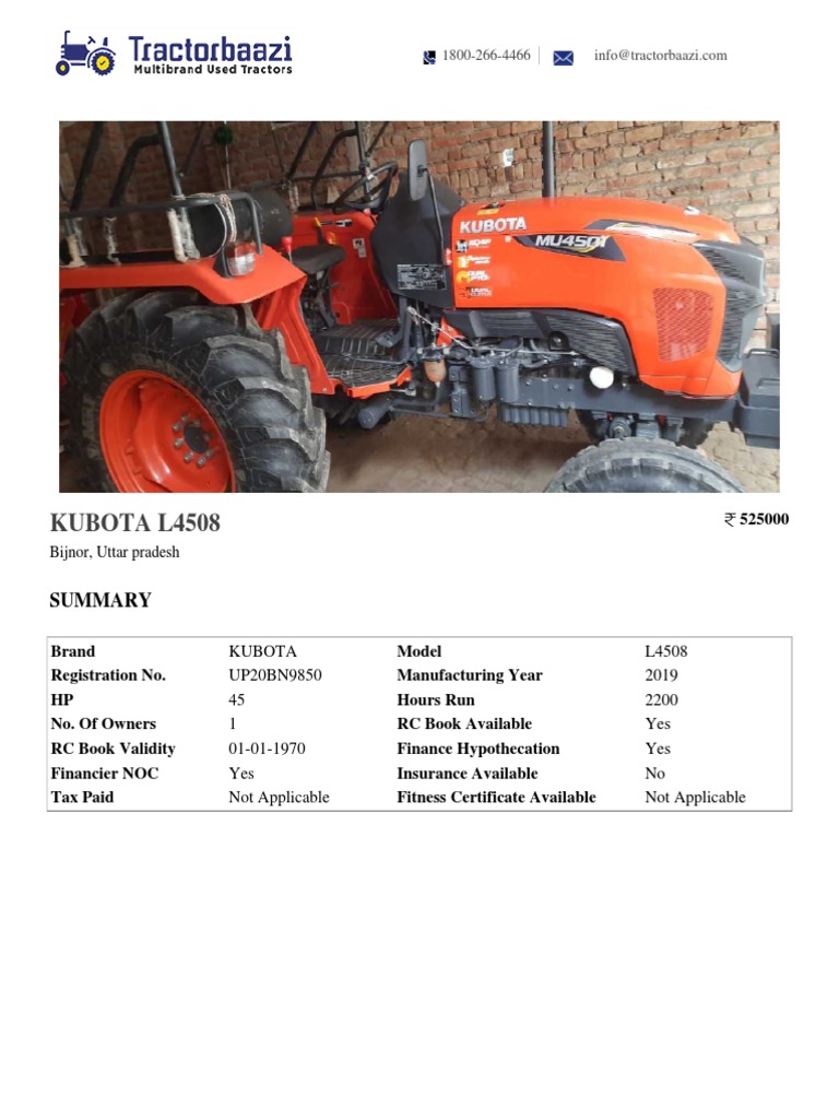 Tractor Detail PDF | PDF | Clutch | Vehicles