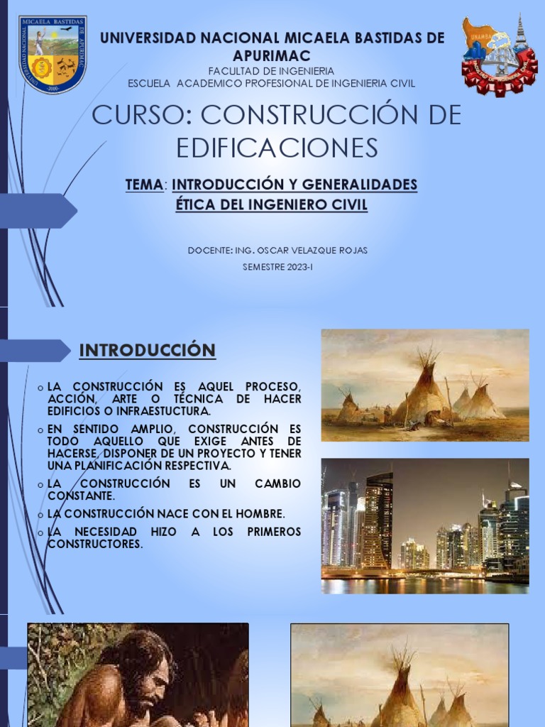 01 Introducción y Generalidades, Ética Del Ingeniero Civil | PDF | Moralidad | Ingeniería