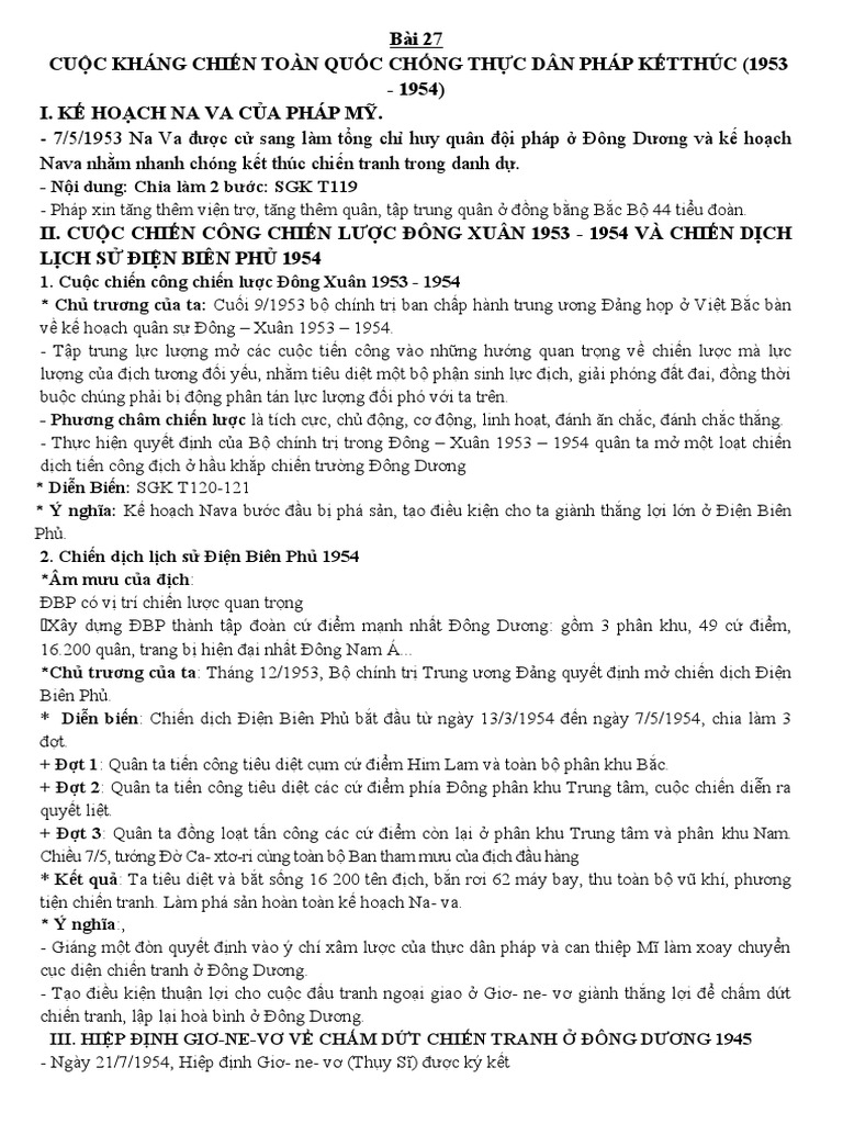 Ls9 Bài 27 + 28 | PDF