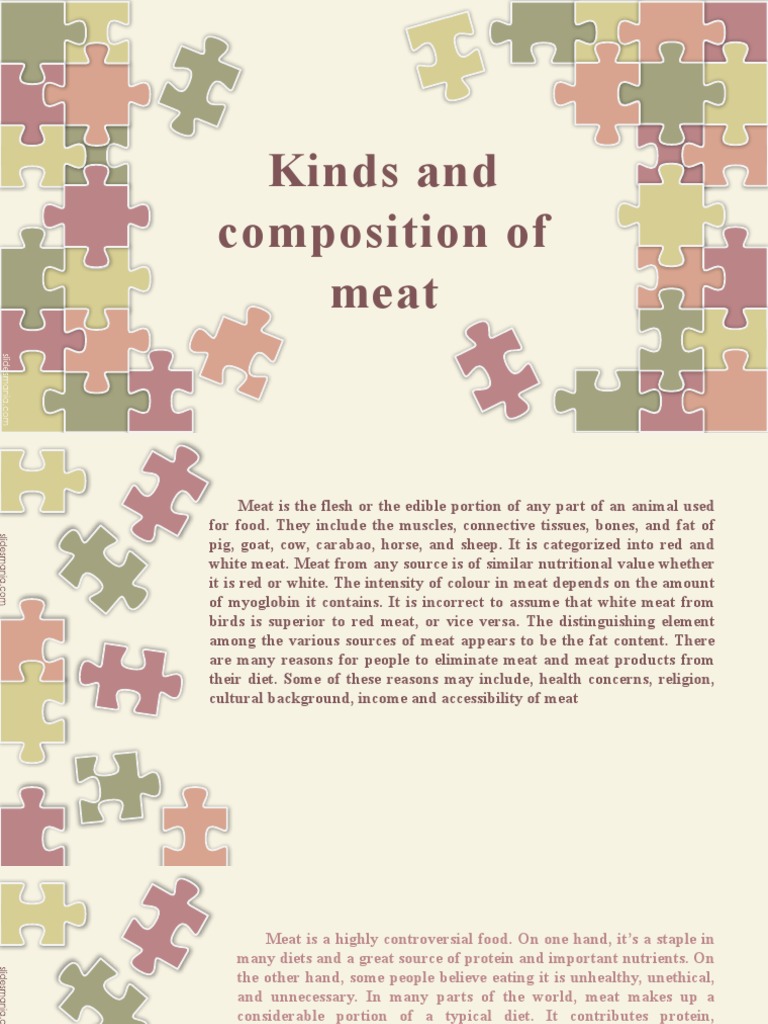 Understanding Meat: A Comprehensive Look at the Types, Composition, and ...