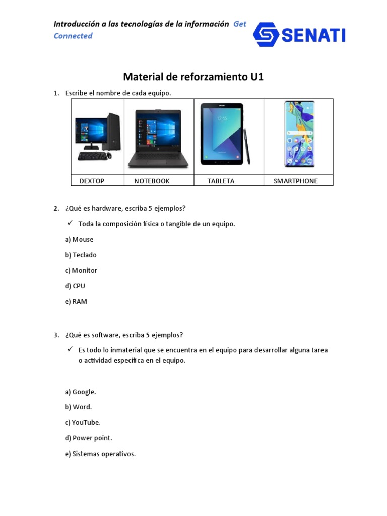 Introducción a Tecnologías de la Información | PDF | Memoria USB | Hardware de la computadora