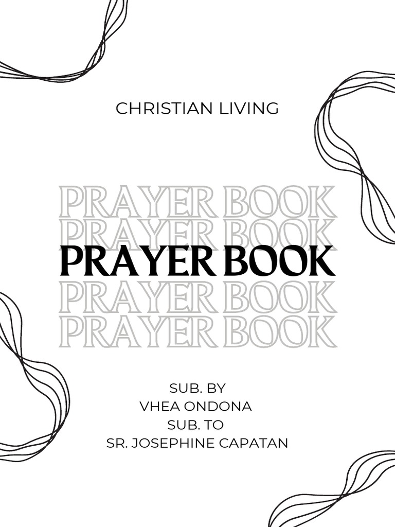 Prayer Book Pdf Lord S Prayer Jesus