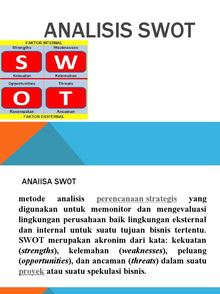 Analisa-Swot 2021 | PDF