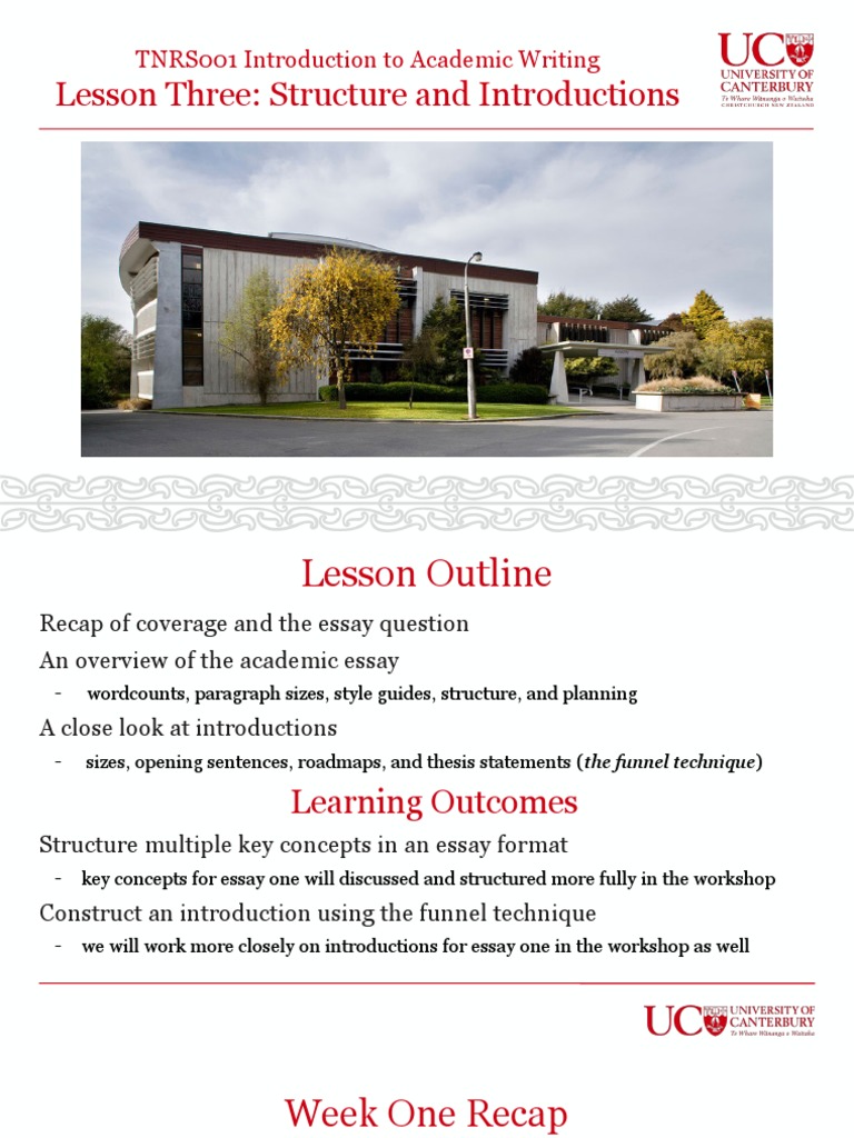 Module 2 Lesson 1 Structure And Introductions 2 1 Pdf