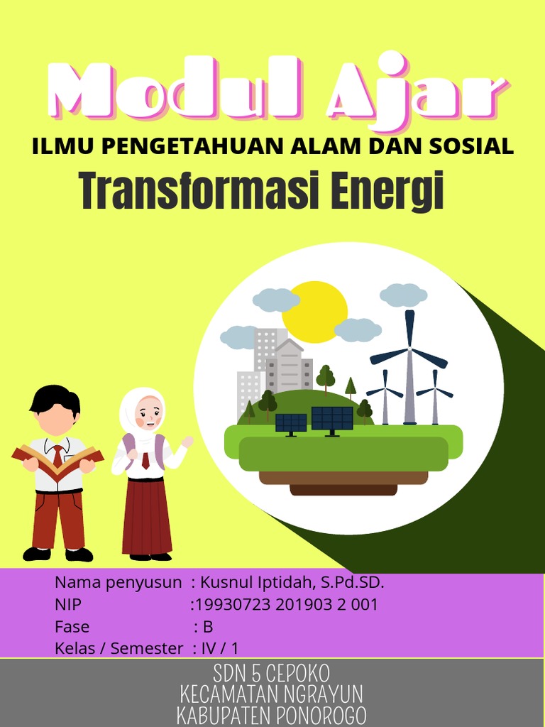 Transformasi Energi: Modul Ajar Modul Ajar | PDF