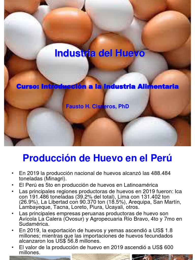 5industria Del Huevo | PDF | Huevo como alimento | Alimentos
