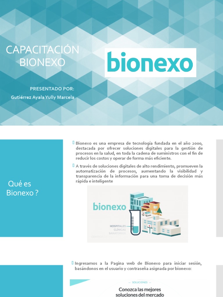 Capacitacion Bionexo | PDF | Negocios | Salud y bienestar