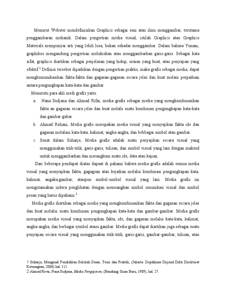 Pengertian Media Grafis | PDF