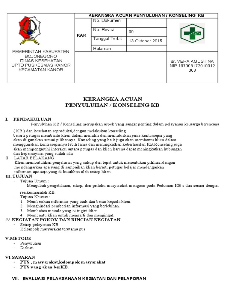 Kak Penyuluhan KB | PDF