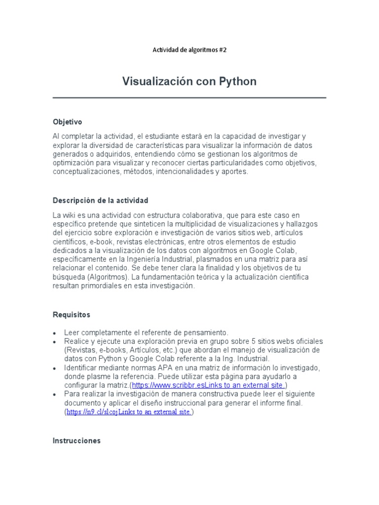 Actividad de Algoritmos # 2 | PDF | Información | Algoritmos