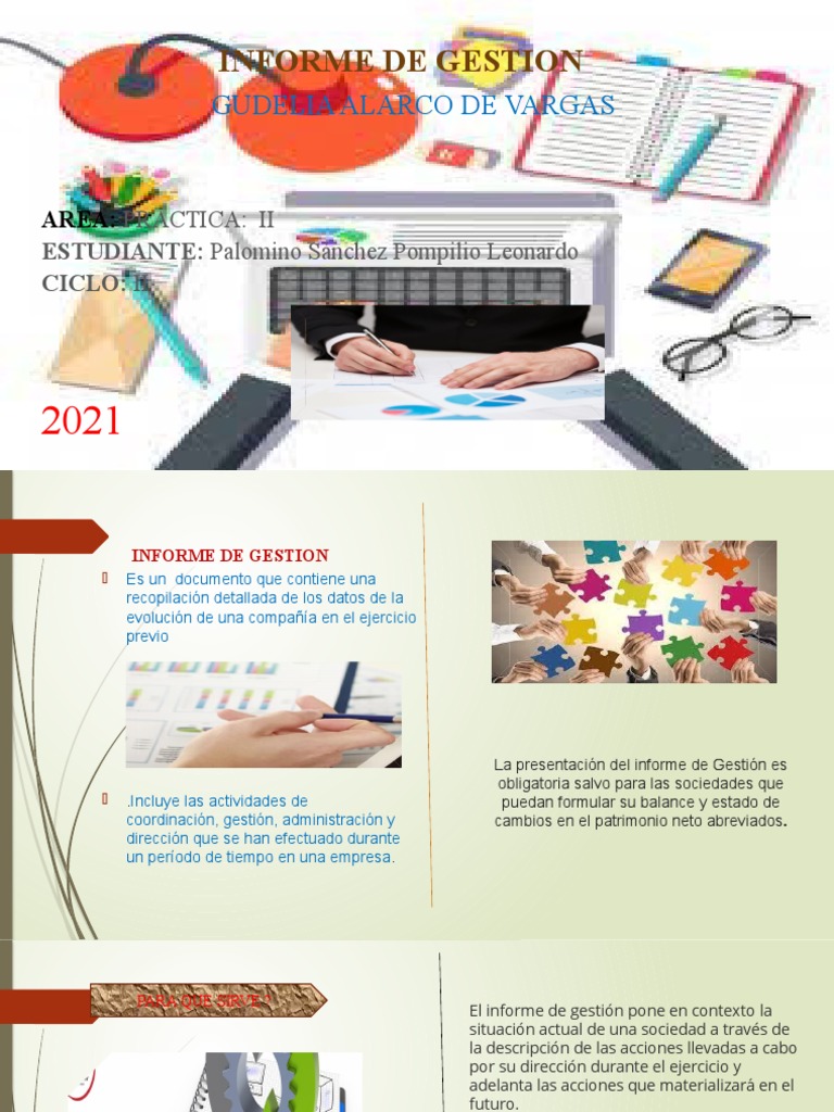 Informe de Gestion | PDF