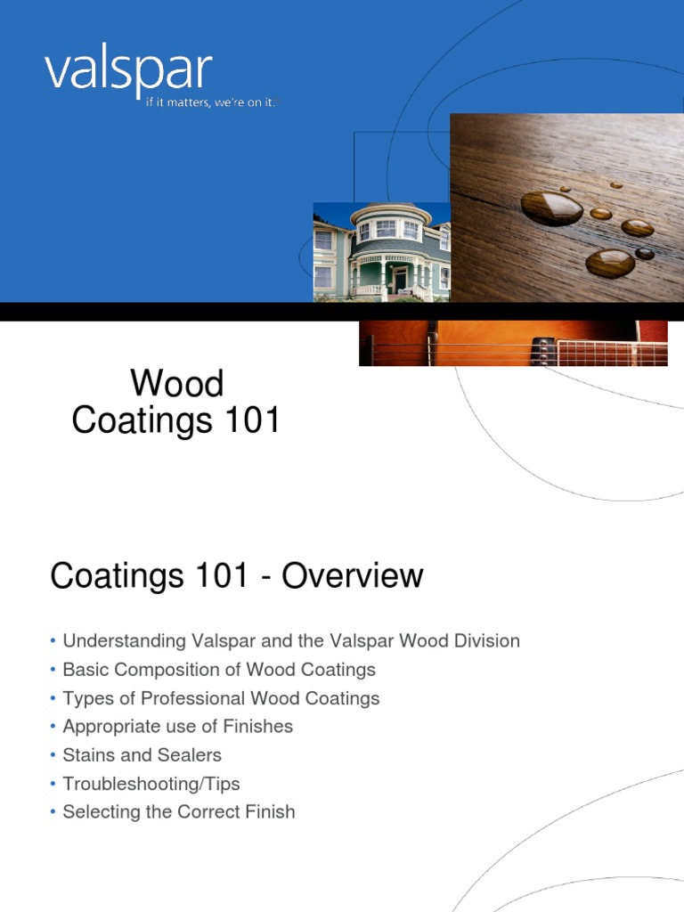 Wood Coatings 101 Part 1 | PDF | Varnish | Cabinetry