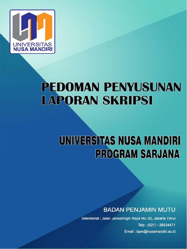 Pedoman Lap Skripsi FTI UNM | PDF
