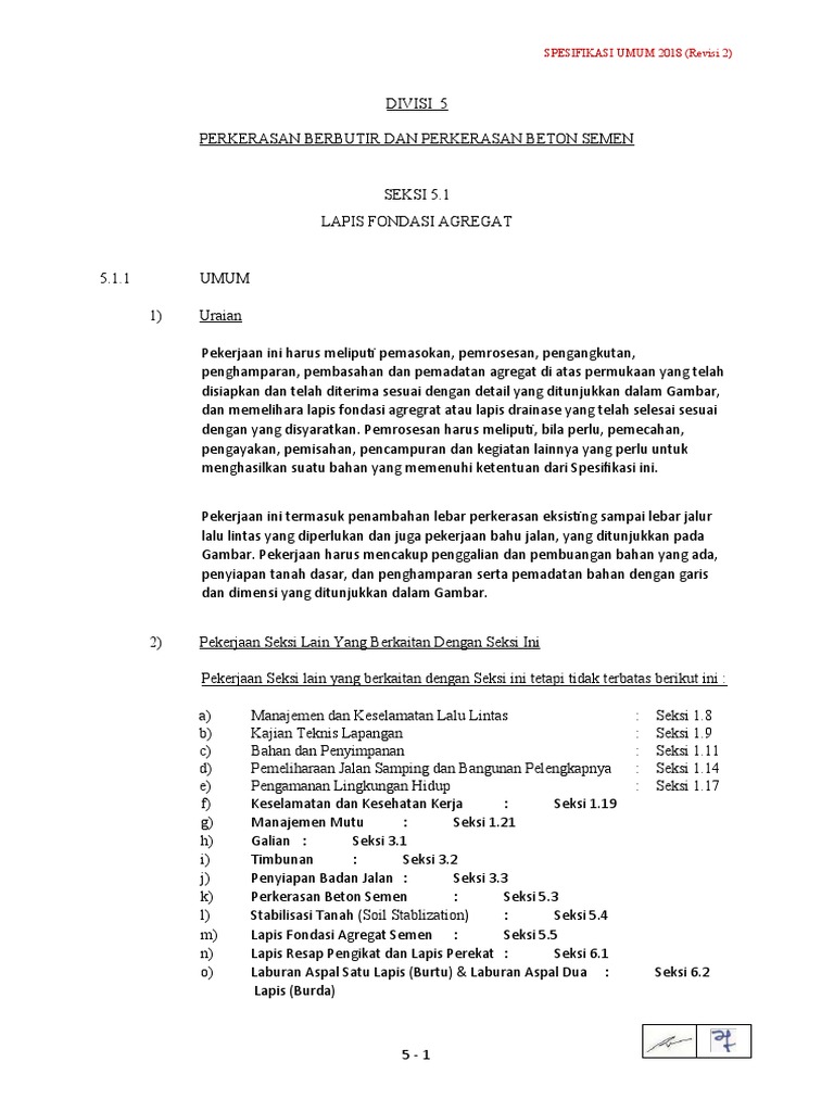 Divisi 5 2018 Revisi 2 | PDF