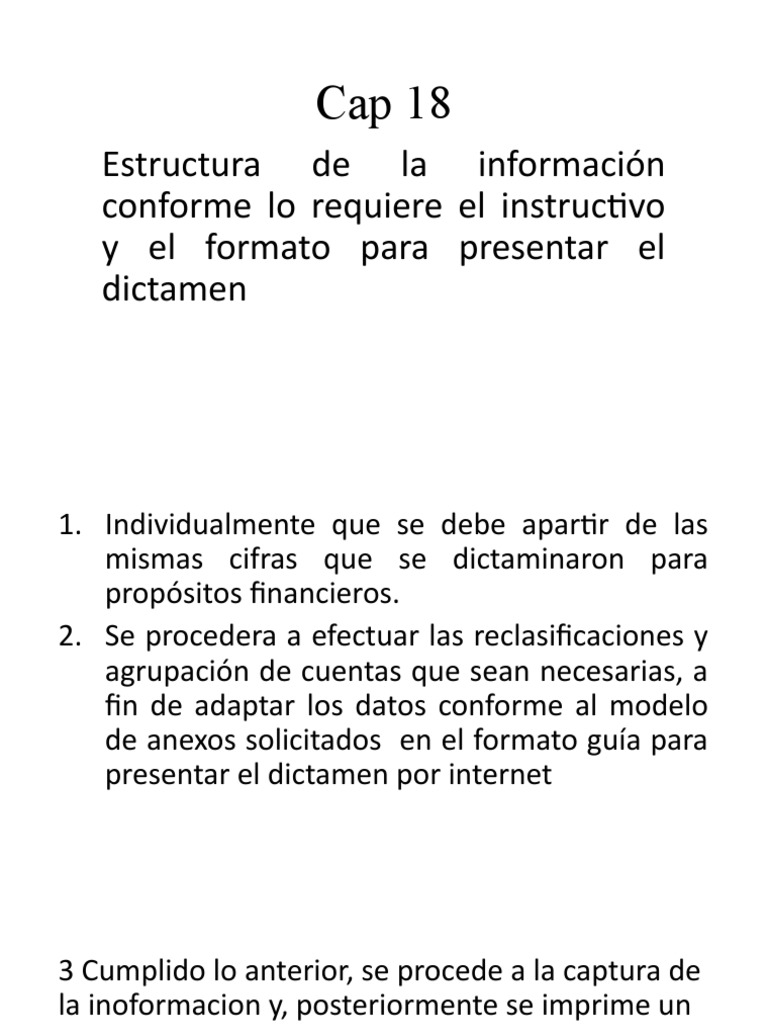 Dictamen Presentacion | PDF