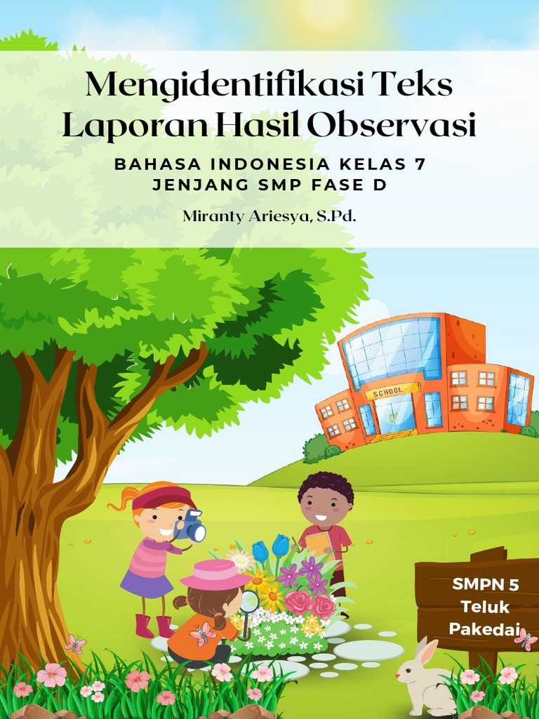 LKPD-Mengidentifikasi Teks Laporan Hasil Observasi | PDF