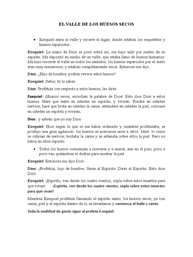 El Valle de Los Huesos Secos-1 | PDF