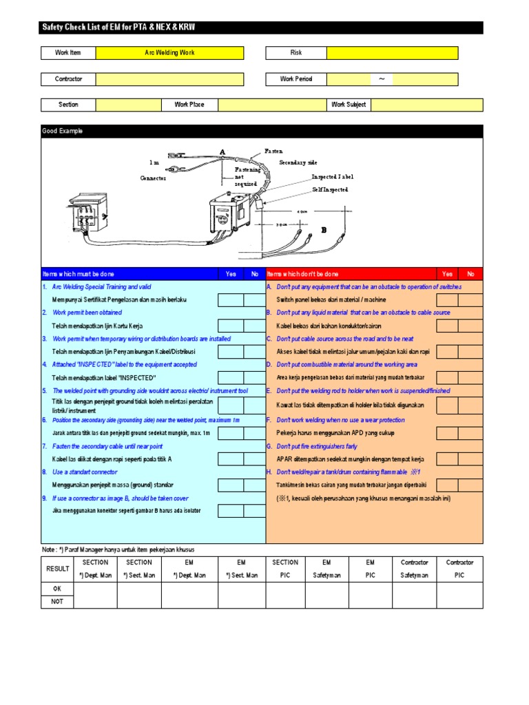 Check Sheet Welding | PDF | Welding | Construction