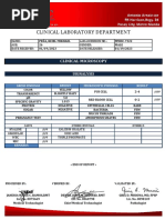 Fecalysis Form New 2021 | PDF | Medical Specialties | Clinical Medicine