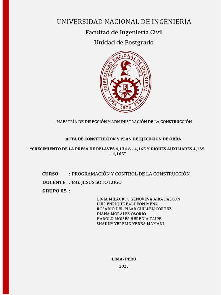 Pc1 - Índice - Grupo 05 | PDF