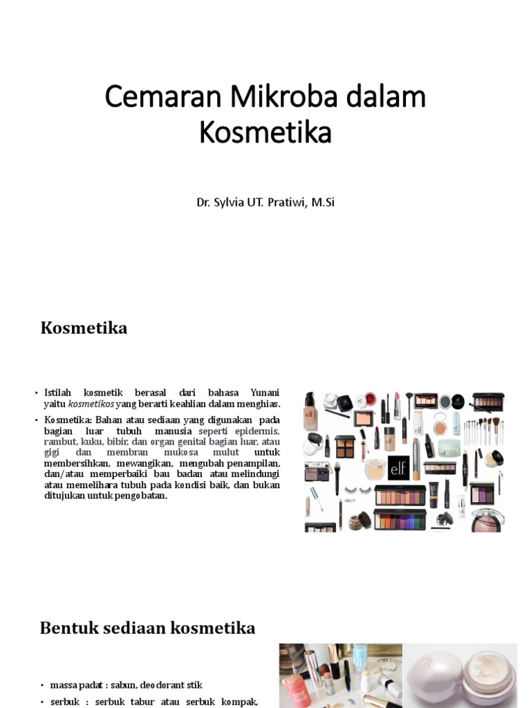Cemaran Mikroba Dalam Kosmetika | PDF