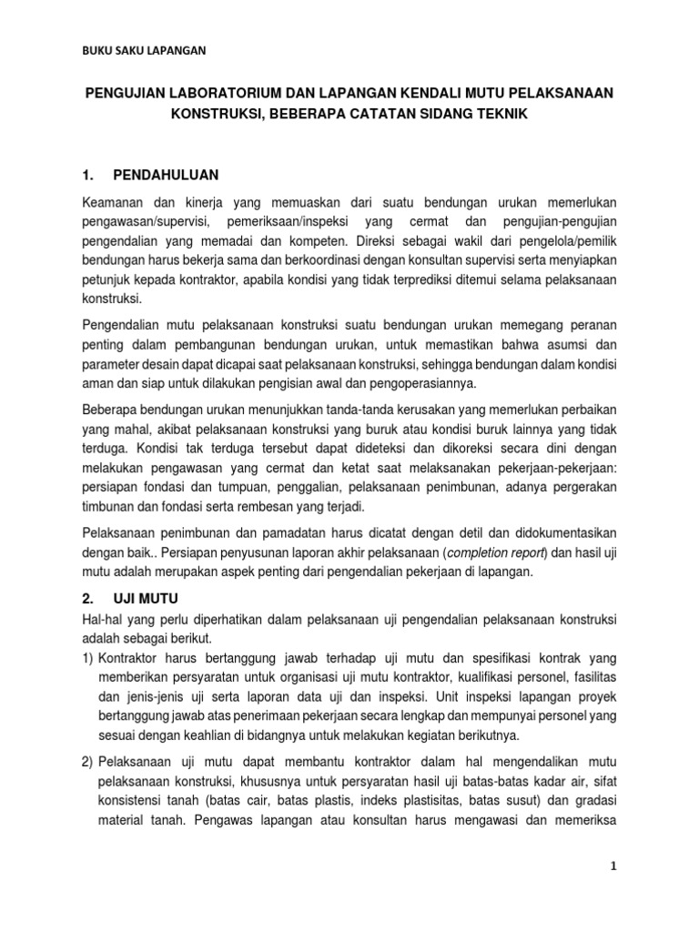 Pengujian Lab Dan Lap QC | PDF