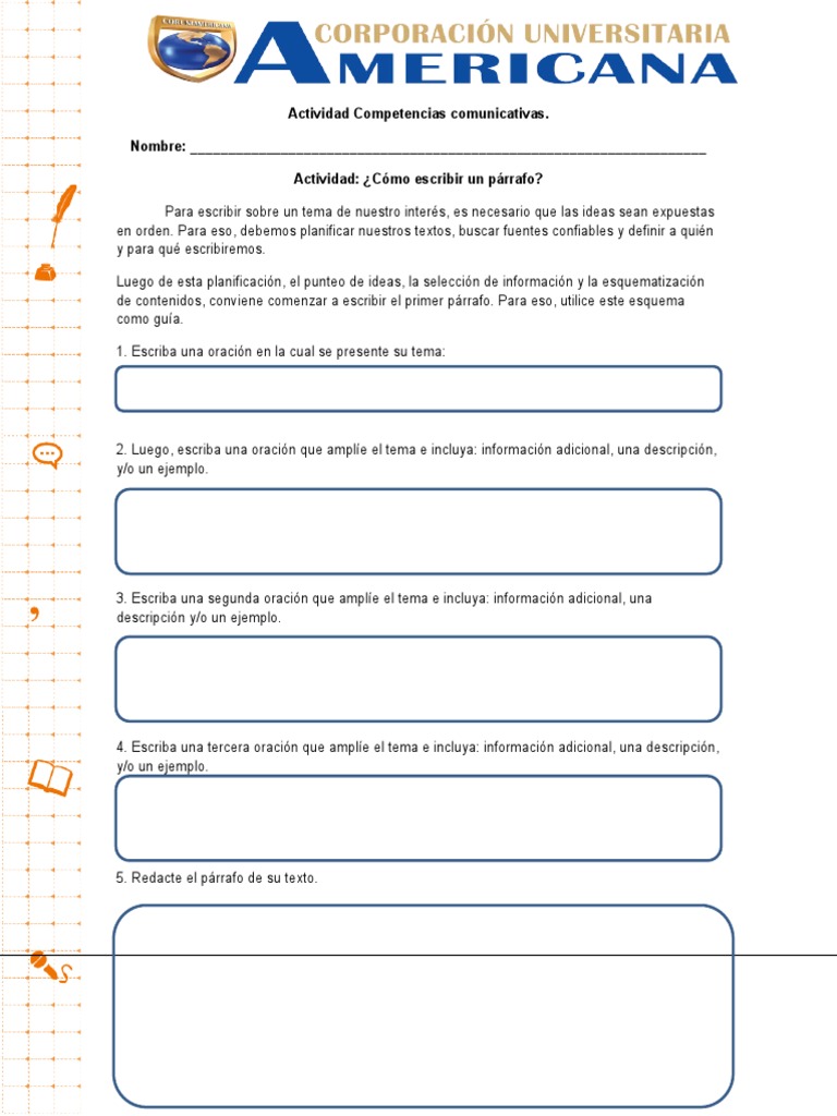 Taller Parrafos | PDF | Crecimiento personal y profesional | Ciencias sociales