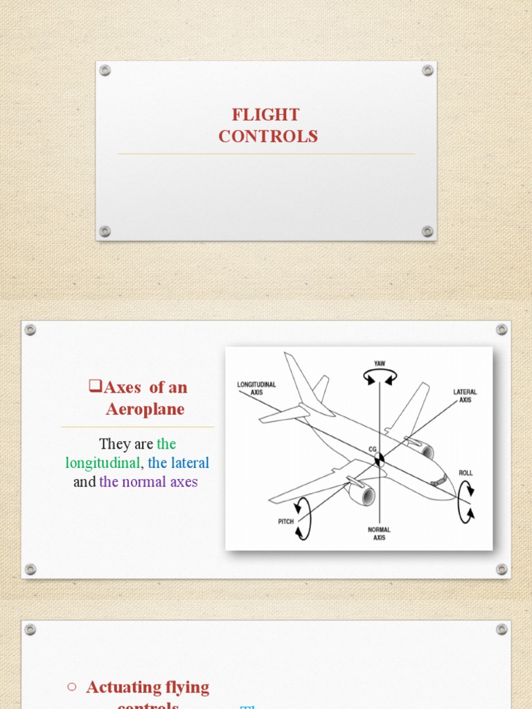 Flight Controls | Download Free PDF | Aileron | Flight Control Surfaces