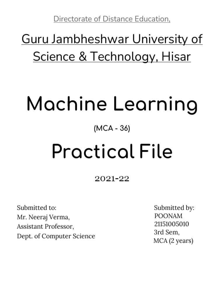 Machine Learning Download Free Pdf Cluster Analysis Artificial Neural Network