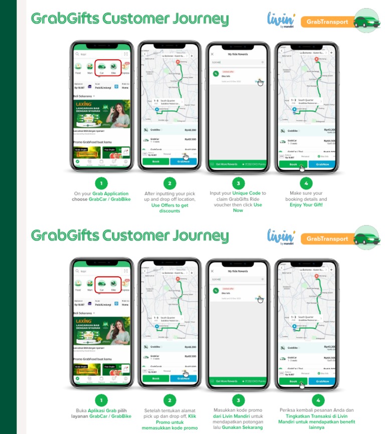 How To Use Grabgifts - Livin | PDF
