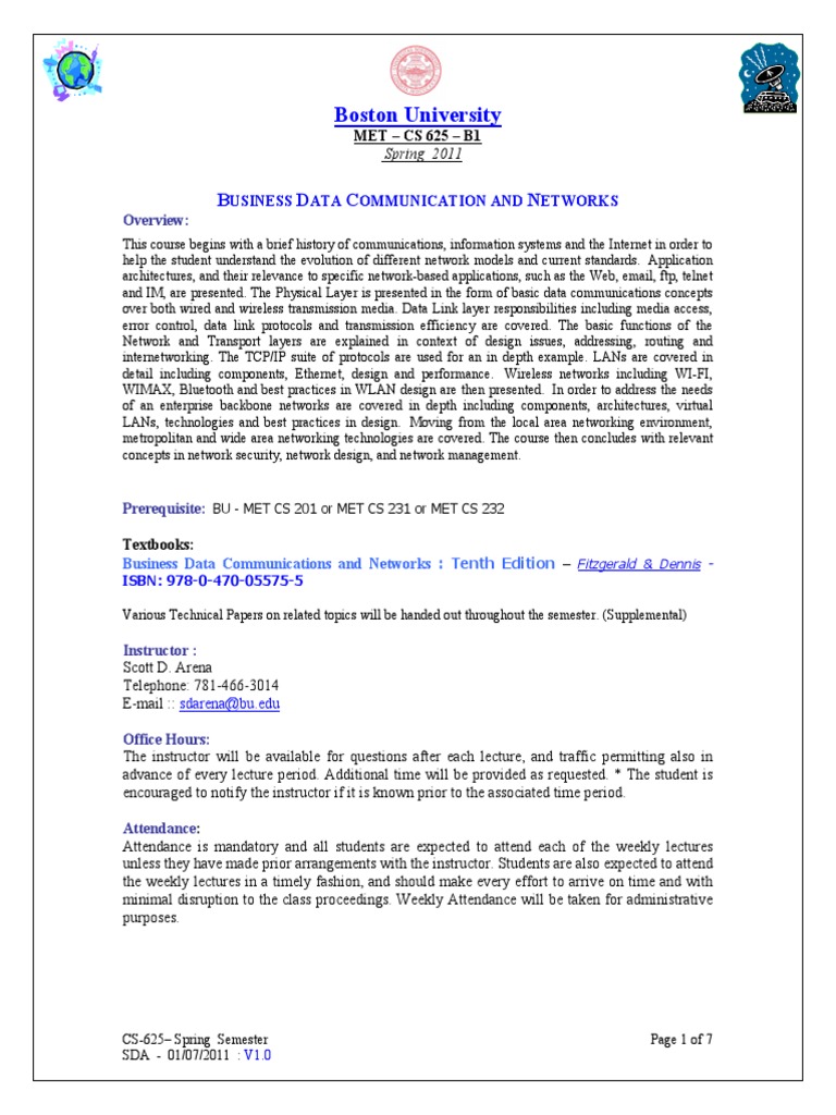 Boston University: B D C N | Download Free PDF | Computer Network | Academic Dishonesty