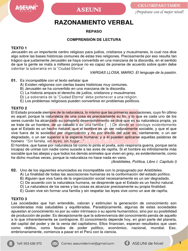 RV Repaso Tarde 01 | PDF | Gravedad | Masa