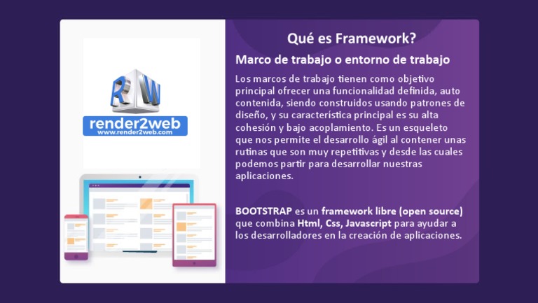 1.1 Qué Es Un Framework y Porqué Usarlo | PDF