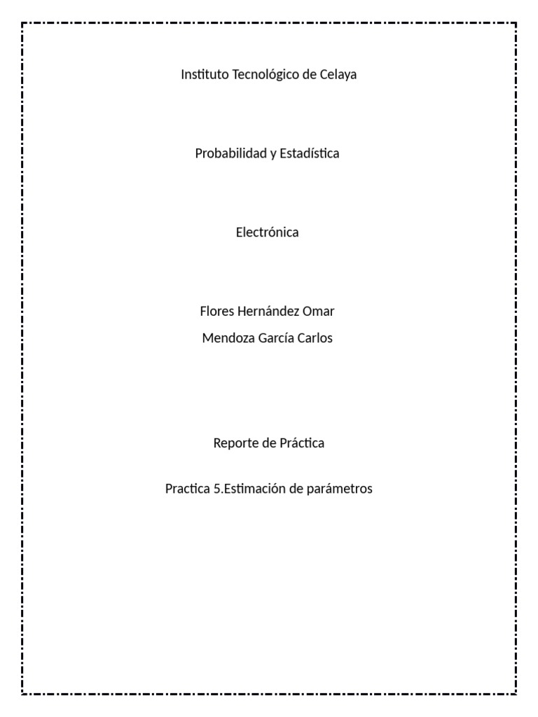 Practica 5 Probabilidad y Estad Stica | PDF | Intervalo de confianza | Desviación Estándar