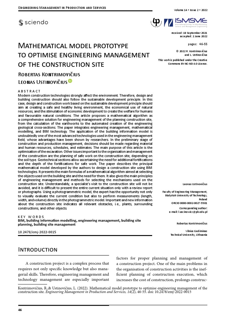 Optimizing Construction Site Management | PDF | Building Information ...