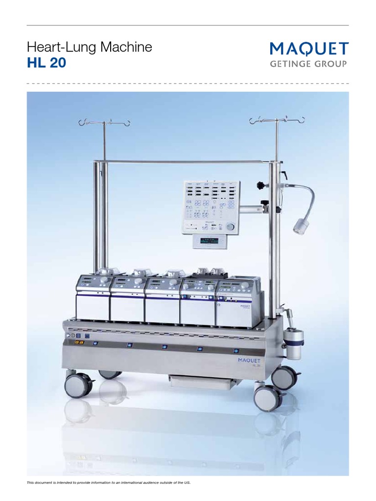 Brosur Heart-Lung Machine + Heater Cooler Unit + Hemofiltration Set ...