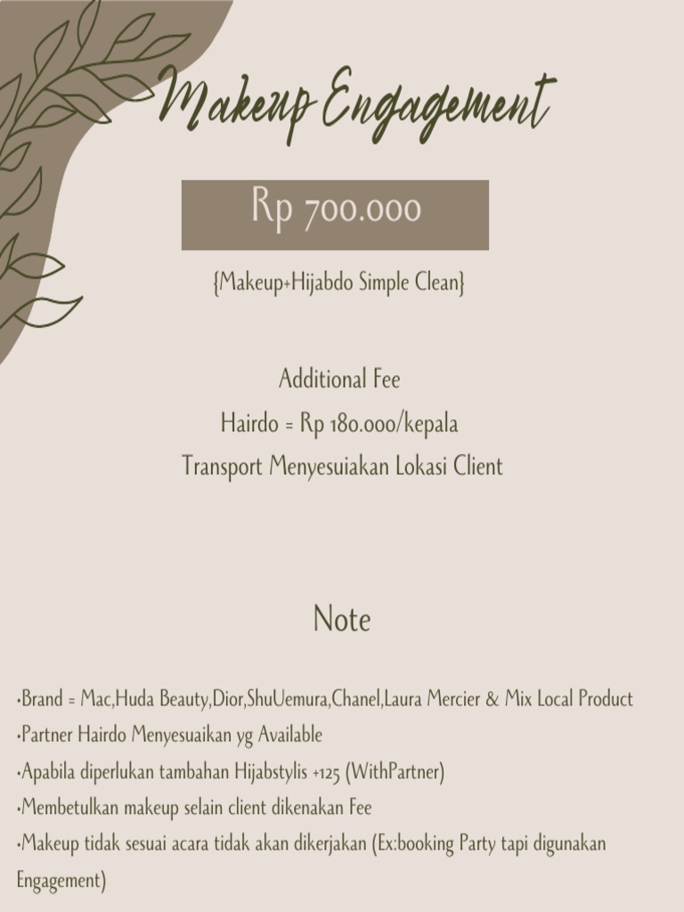 Pricelist Engagement | PDF