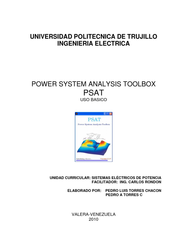 Matlab en El Análisis y Simulación de Sistemas de Potencia | PDF | Matlab | Archivo de computadora