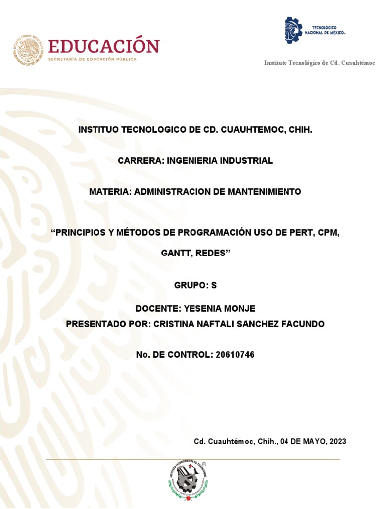 Tarea Inv 2 Unidad3 | PDF
