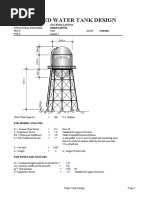 Design & Construction of RCC Elevated Water Tanks | PDF | Concrete ...