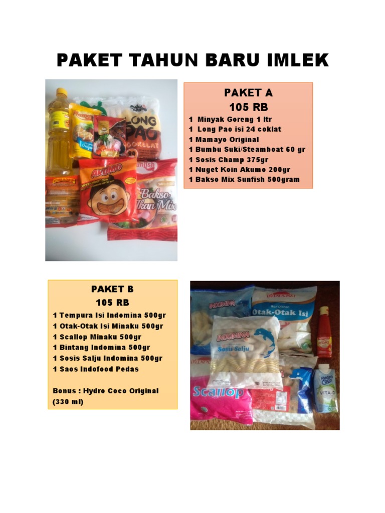Paket Tahun Baru Imlek Spesial | PDF