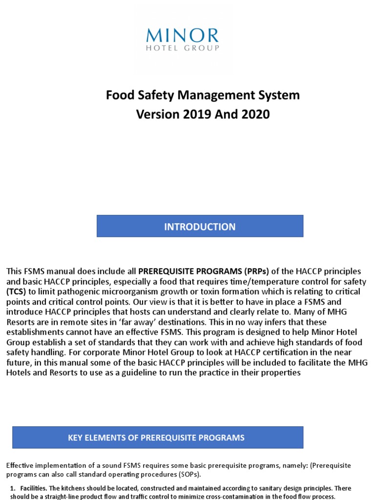 Food Safety Management Responsibility | PDF | Food Safety | Internal Audit