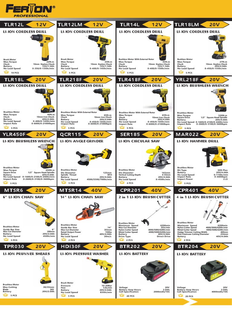 Catalogo Ferton 220622 | PDF | Drill | Tools