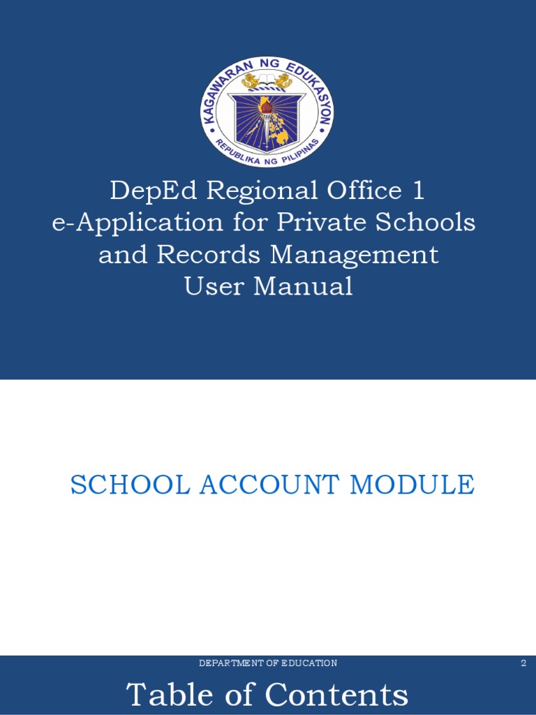 1DepEd EAPS - School Module User Manual - Per Transaction | Download Free PDF | Computer File ...