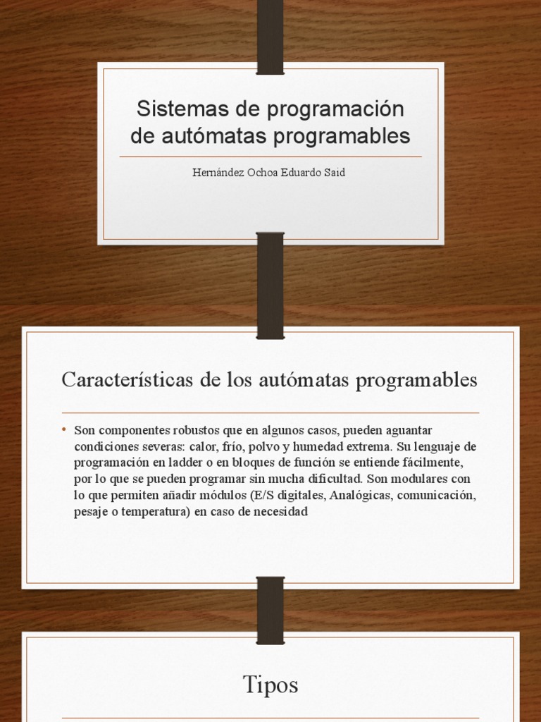 Sistemas de Programación de Autómatas Programables | PDF | Hardware de la computadora | Unidad ...