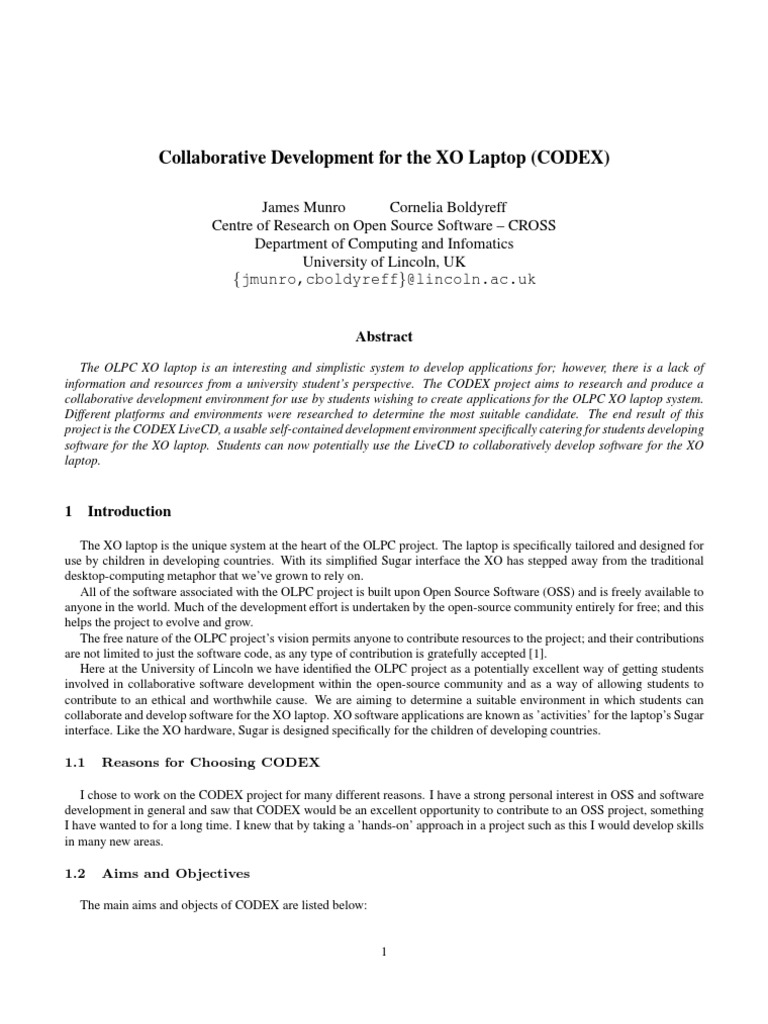 CODEX: UROS 2008 Report | PDF | Integrated Development Environment | Software