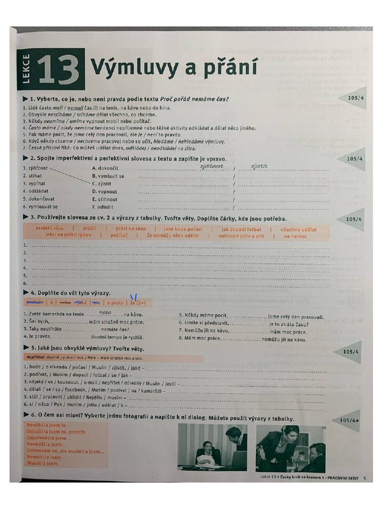 Cesky KZK Pracovni Sesit 2 (13-18) | PDF