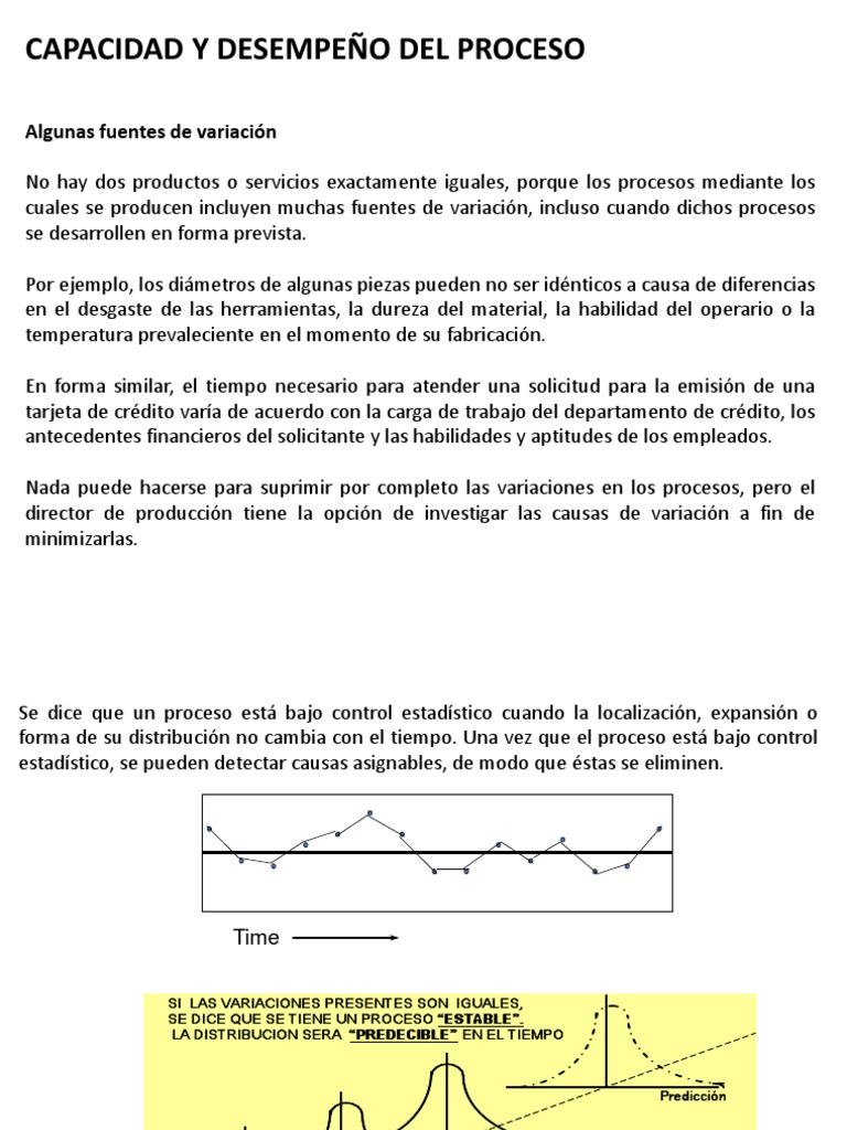 Tema 7. Capacidad Del Proceso | PDF | Teoría de la estimación