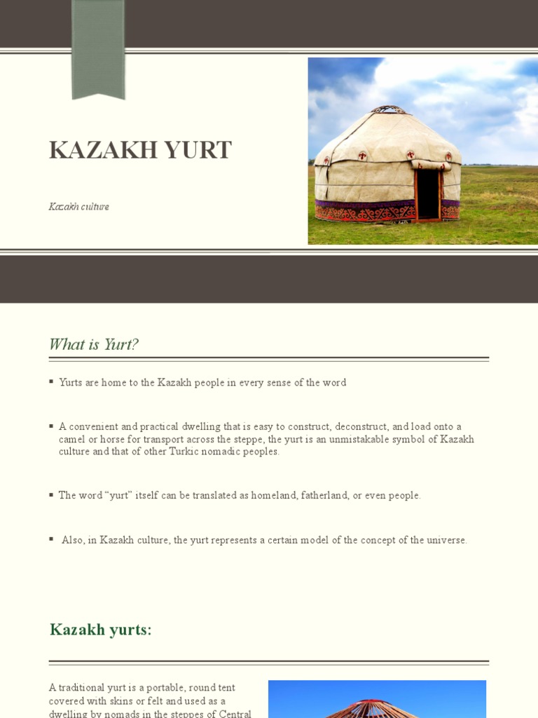 Kazakh Yurt | PDF | History